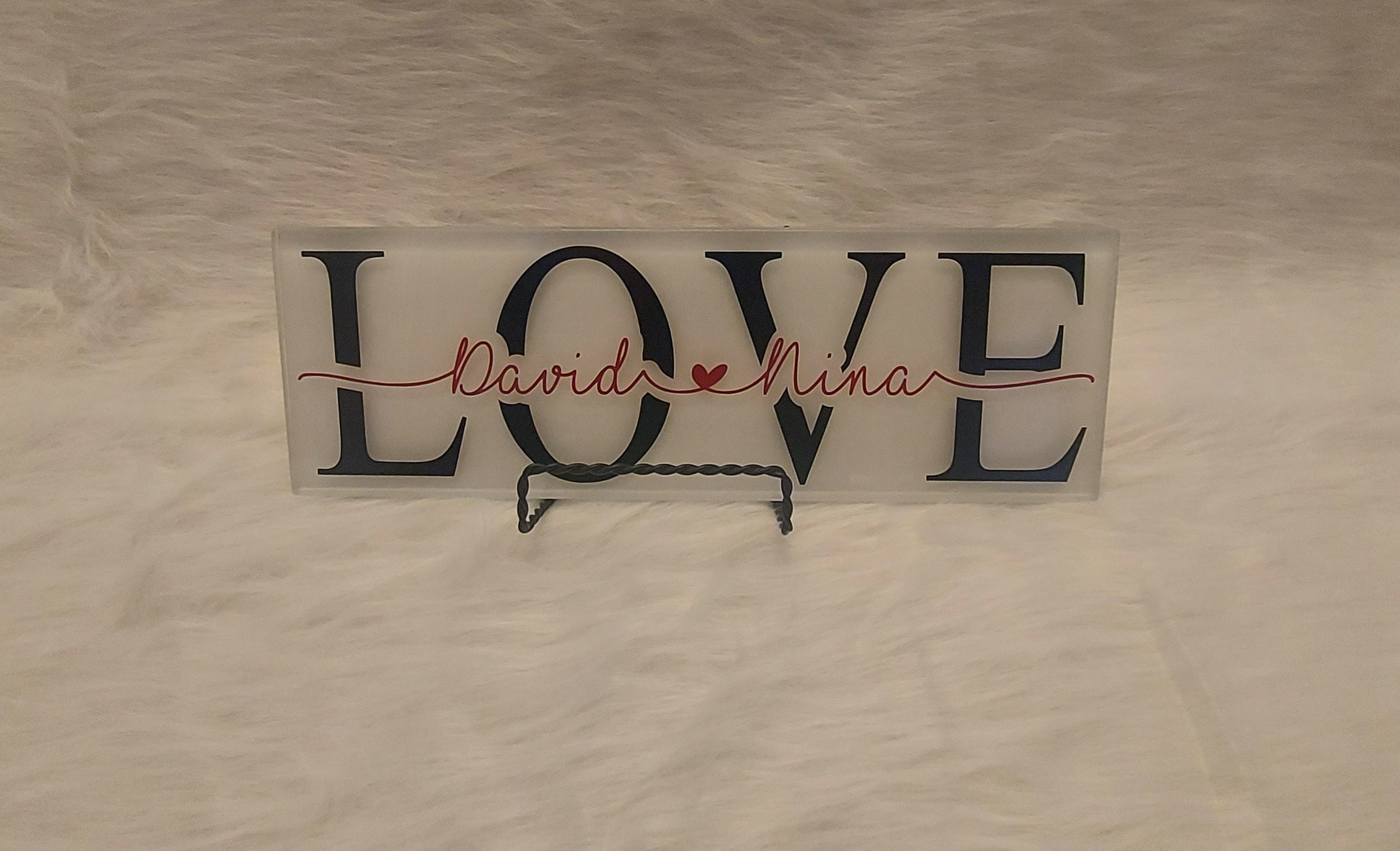 Valentine's Day Gift, Couples Name Tile Sign, This is Us Tile Sign ...