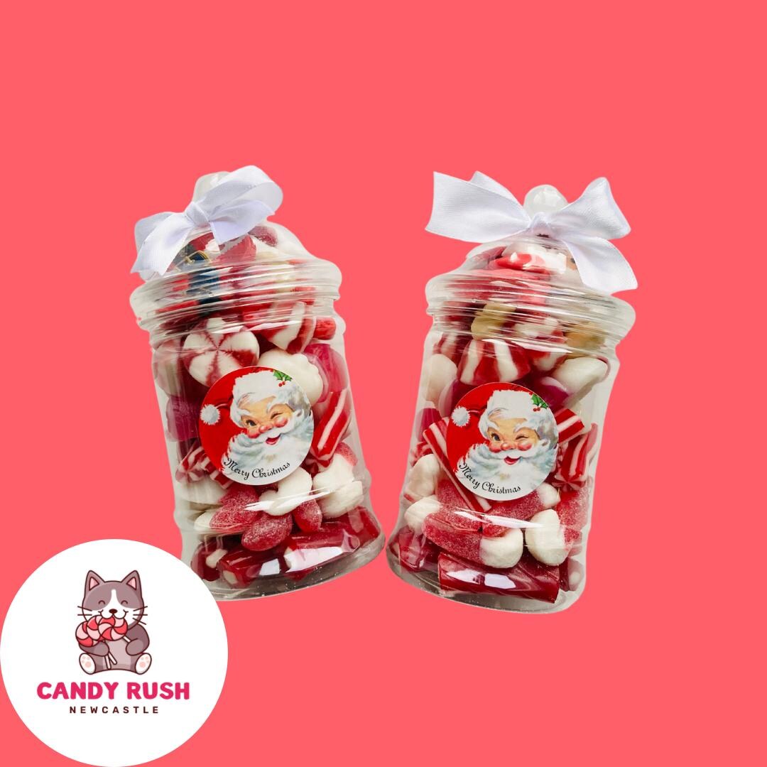 Santa Sweet Jars Christmas Eve Box Stocking Fillers Grinch Sweets Santa ...