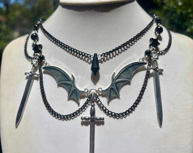 The ‘demons Sword’ Necklace - Etsy