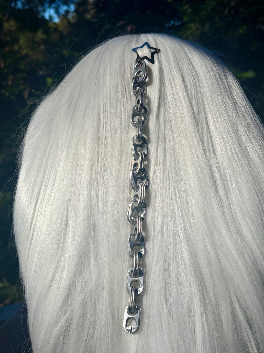 Recycled Can Tab Hair Chains - Etsy