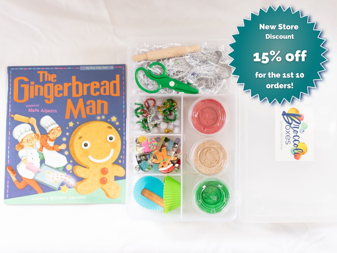 Gingerbread Man Sensory Kit - Etsy