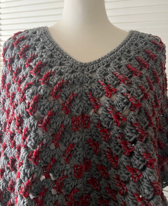 Ohio State Colors Poncho - Etsy