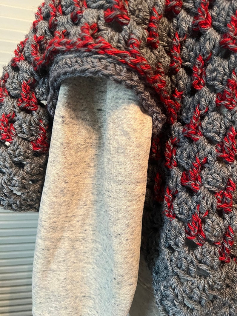 Ohio State Colors Poncho - Etsy