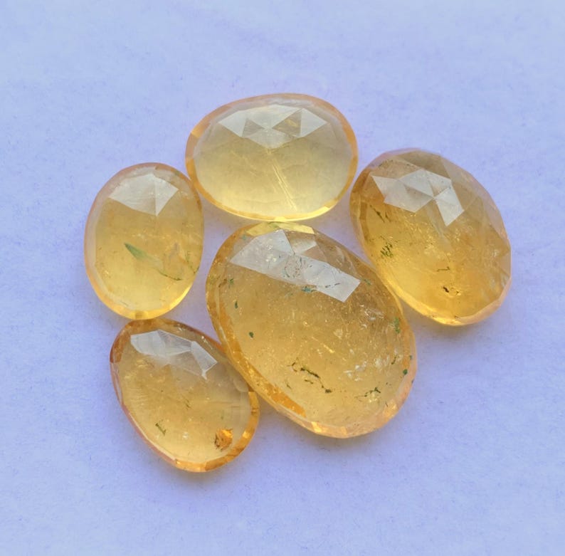 Citrine Faceted Cut Fancy Shape Lot Gemstone, 35.00 Caret Size 12-19 MM ...