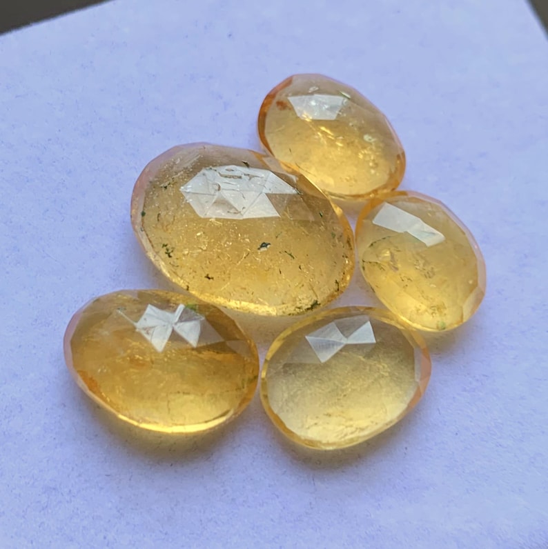 Citrine Faceted Cut Fancy Shape Lot Gemstone, 35.00 Caret Size 12-19 MM ...