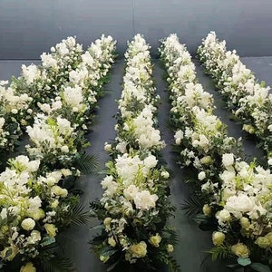 Full Greenery Flower Runner,floral Flower Runner,wedding Reception ...