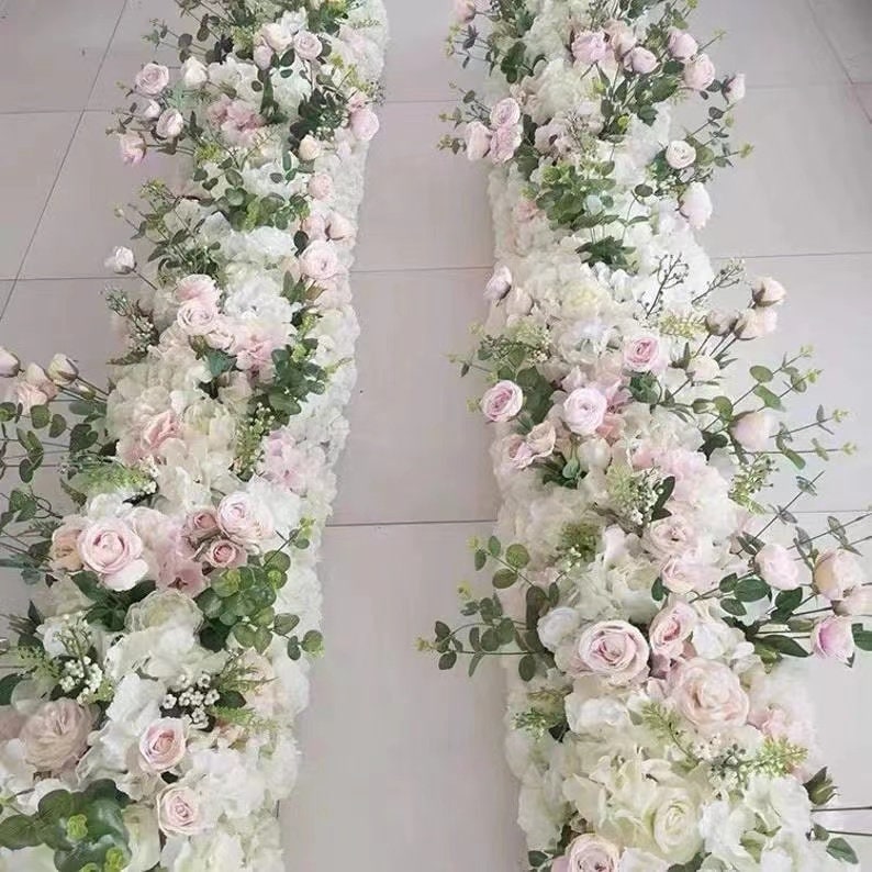 Wedding Aisle Flower Garland,wedding Reception Table Runner,flower ...