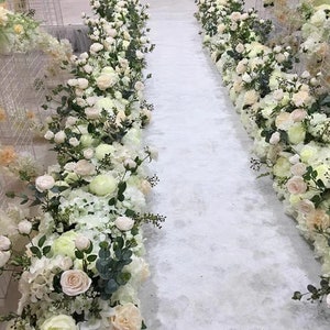 Greenery Flower Runner,wedding Flower Table Runner,flower Garland,aisle ...