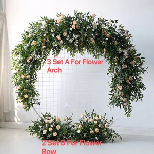 Greenery Flower Arch Arrangement,wedding Flower Arch,wedding Flower ...