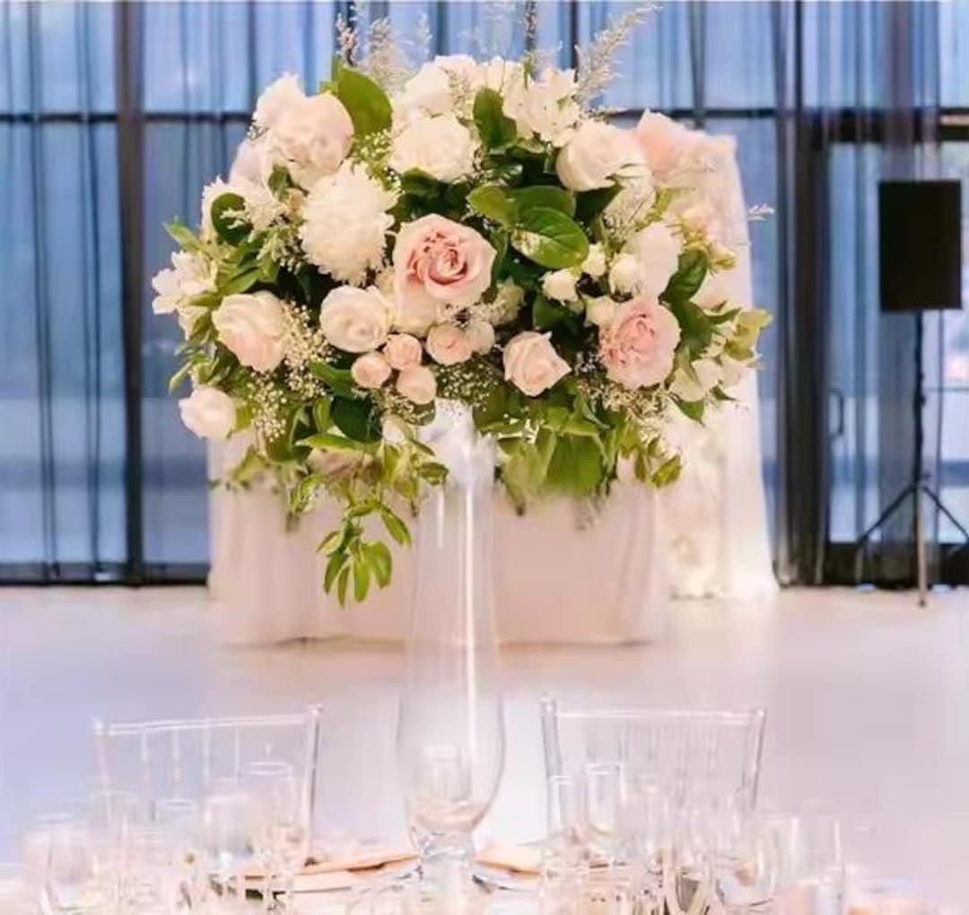 Pink Rose Flower Ball Wedding Bouquet Wedding Arrangement Table ...