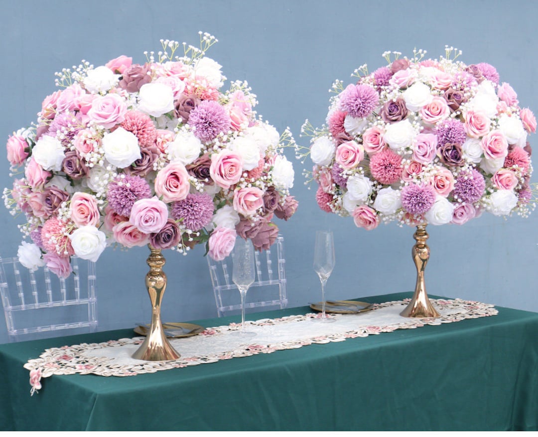 Rose Flower Ball Wedding Centerpieces Road Lead Flower Ball Flower ...