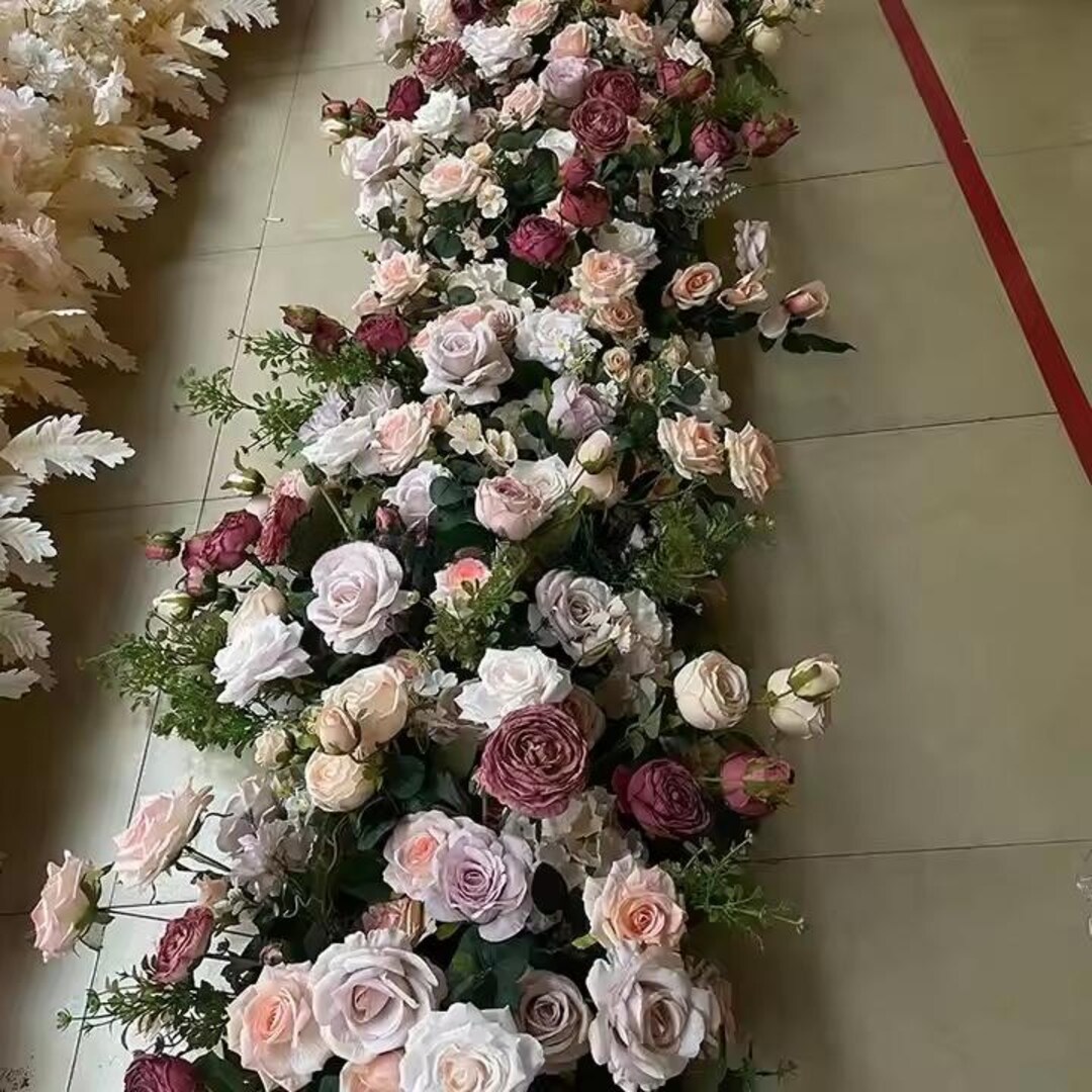 Wedding Flower Garland,table Centerpiece,artificial Flower Arrangements ...