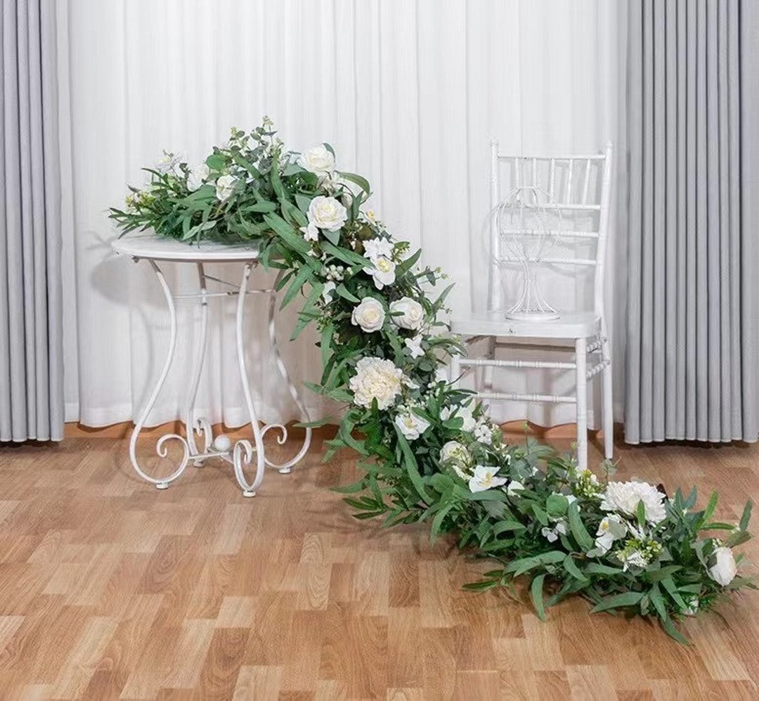 Flower Table Runner,wedding Table Decor,flower Garland,artificial ...