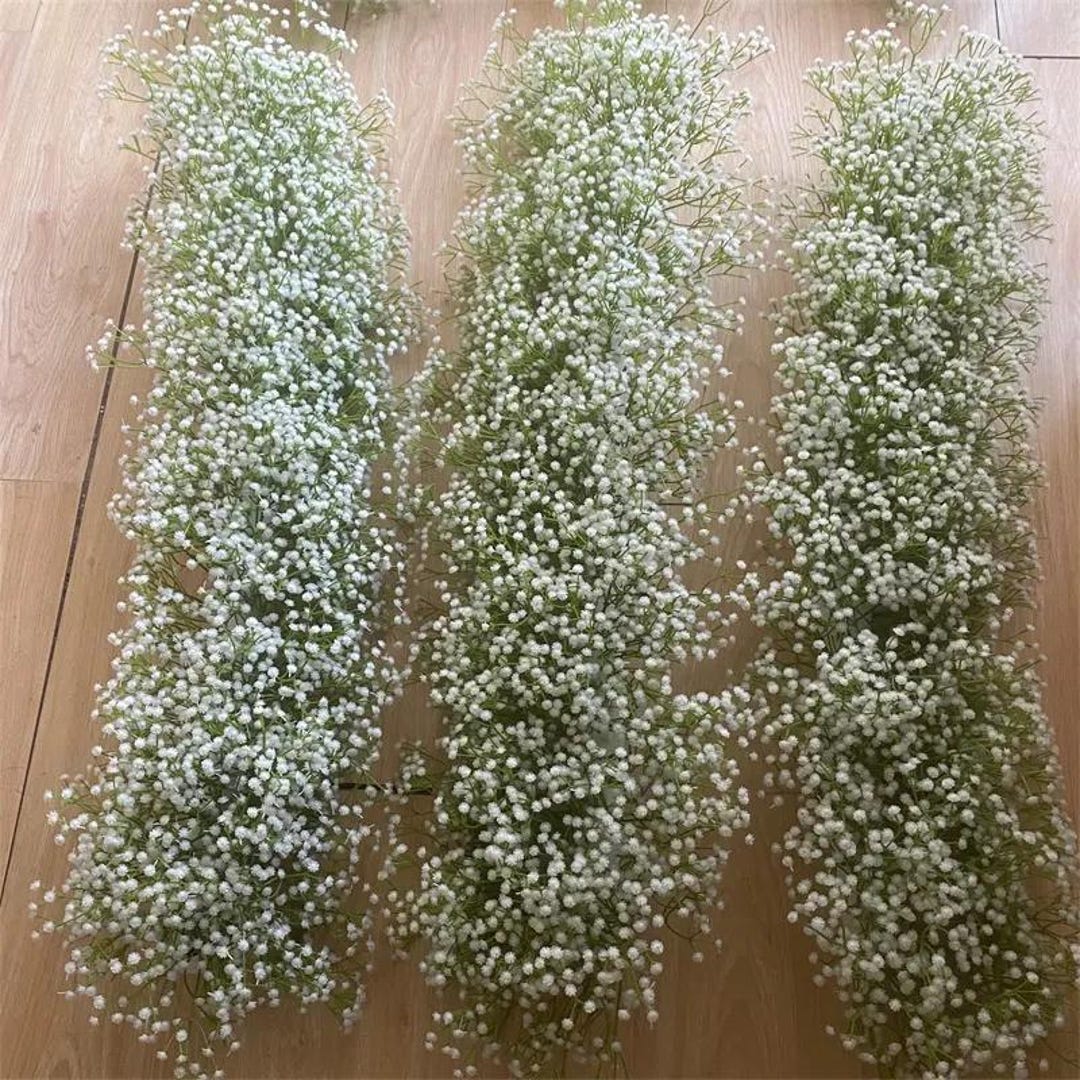 Baby Breath Flower Runner,floral Flower Runner,baby Breath Flower Arch ...