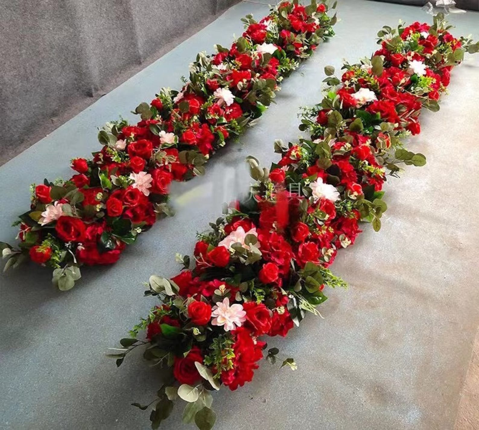 Wedding Aisle Flowers,flower Reception Table Decor,rose Flower Garland ...