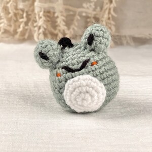Crochet Frog Car Charm, Amigurumi Frog, Frog Plushies, Amigurumi Animal ...