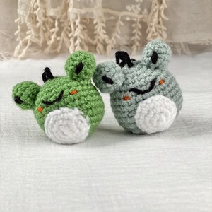 Crochet Frog Car Charm, Amigurumi Frog, Frog Plushies, Amigurumi Animal ...
