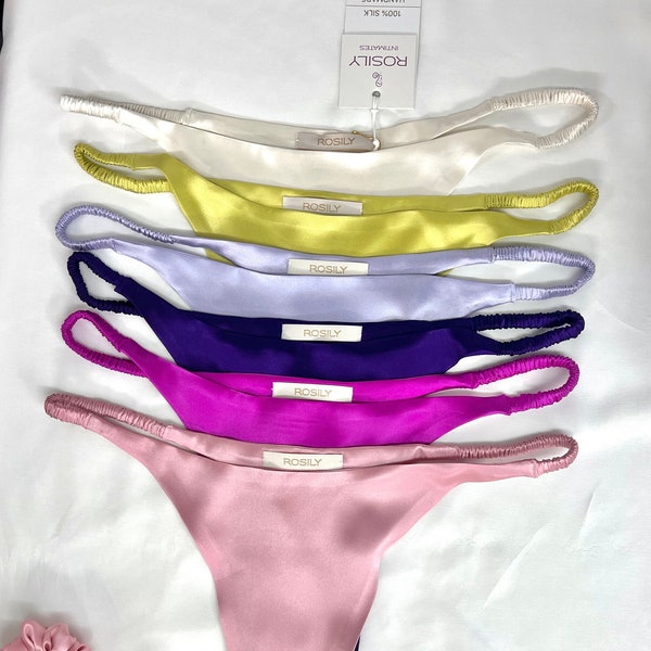 Satin Thong - Etsy