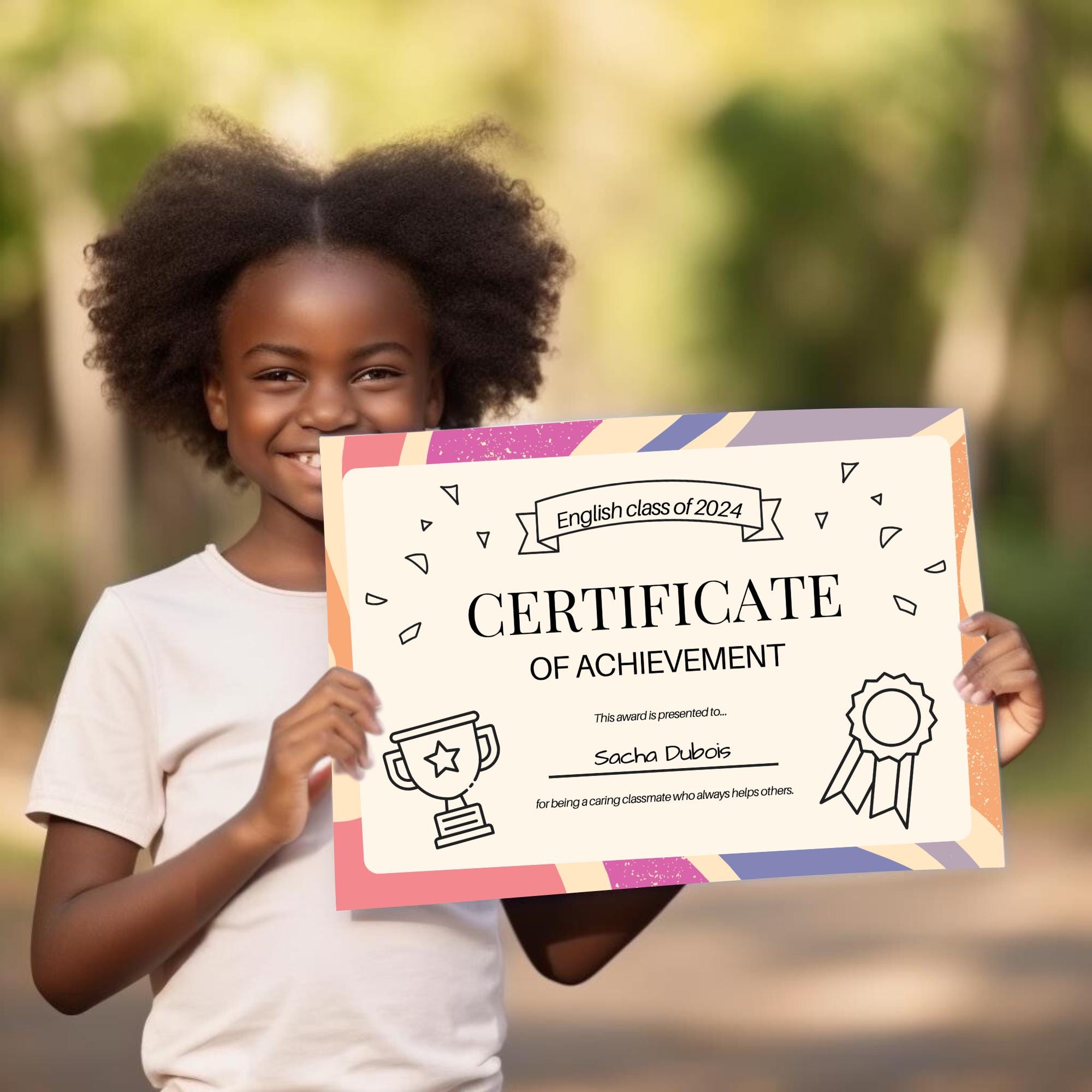 Kids Holding Paper Sign Mockup, Back to School Sign Mockup, Landscape ...
