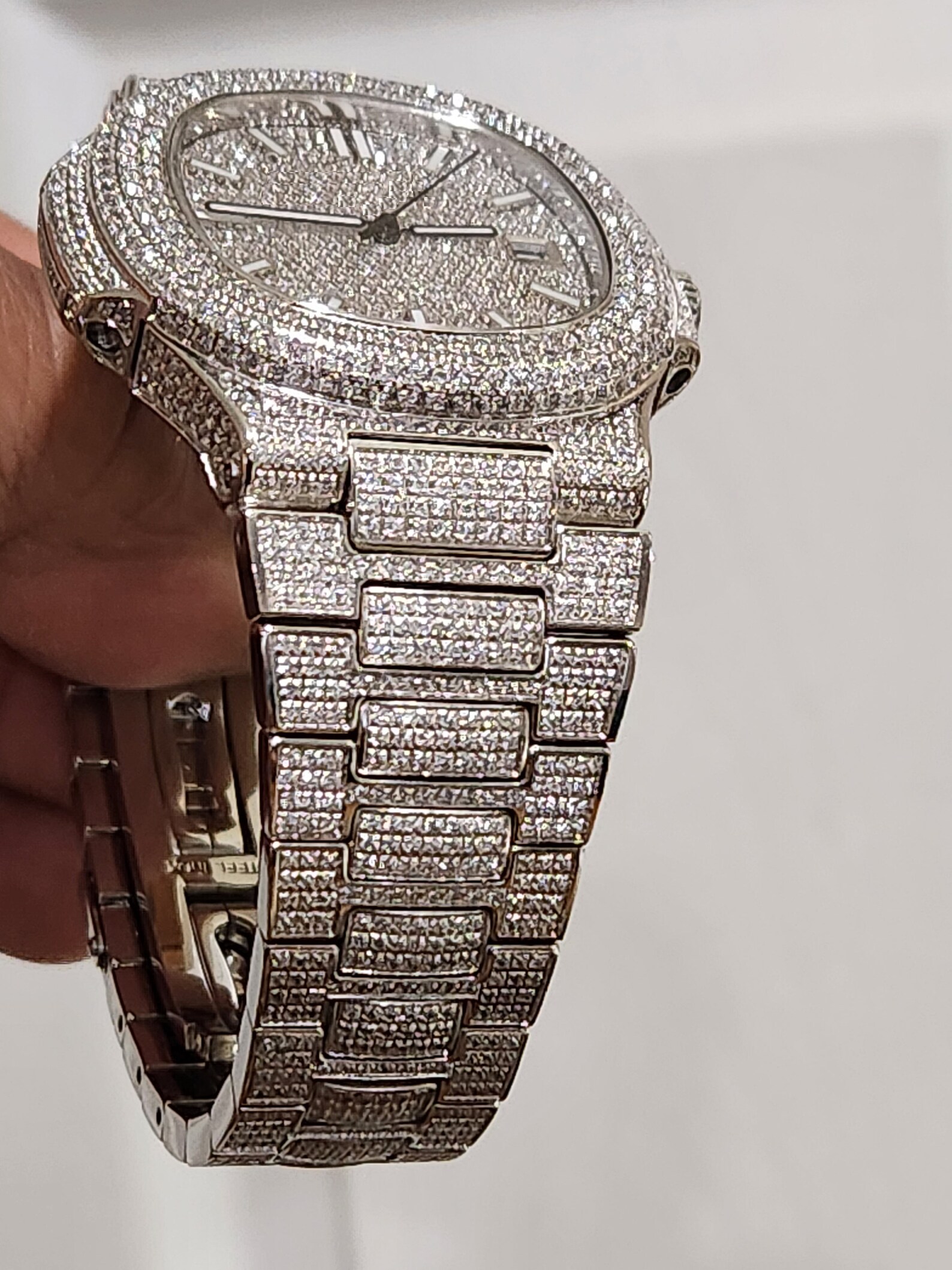 Luxury Men 40MM AAAAAA CZ Stainless Steal Watch Hip Hop - Etsy