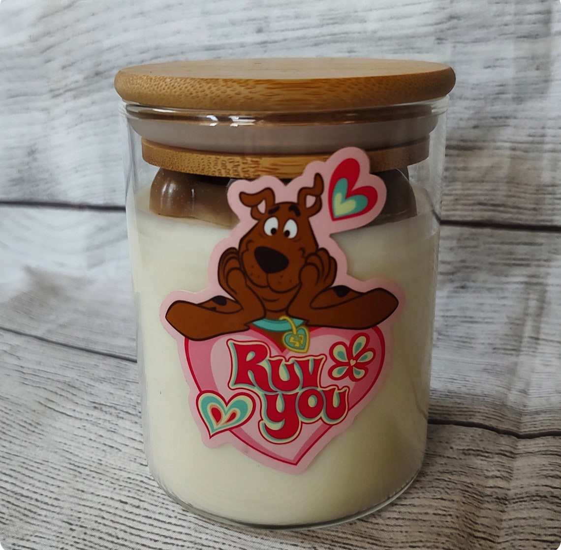 Scooby Snacks: Scooby Doo Candle, Ruv You, Soy 12 Ounce Candle, Scented ...