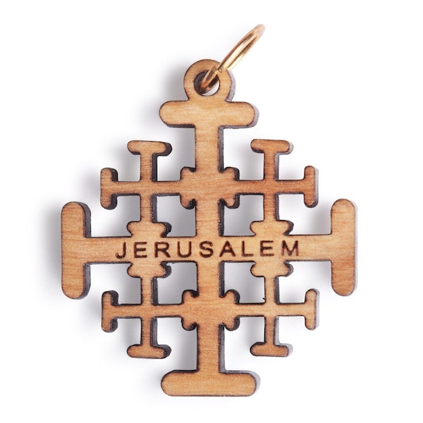 Jerusalem Cross Pendant - Etsy
