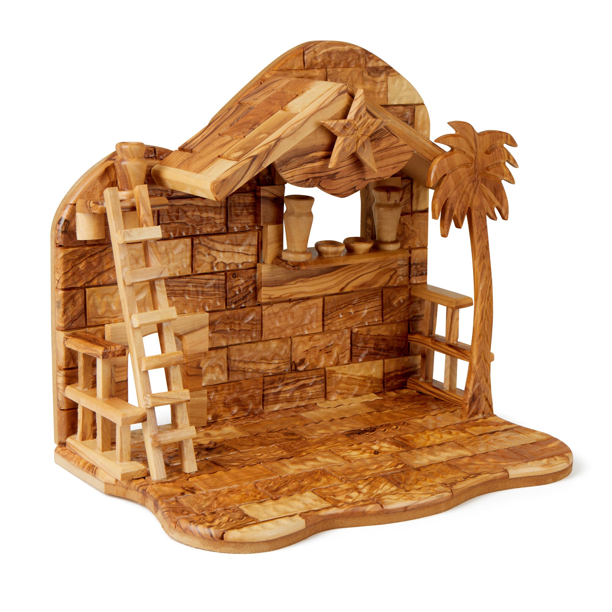 Extra Large Musical Nativity Stable - Etsy