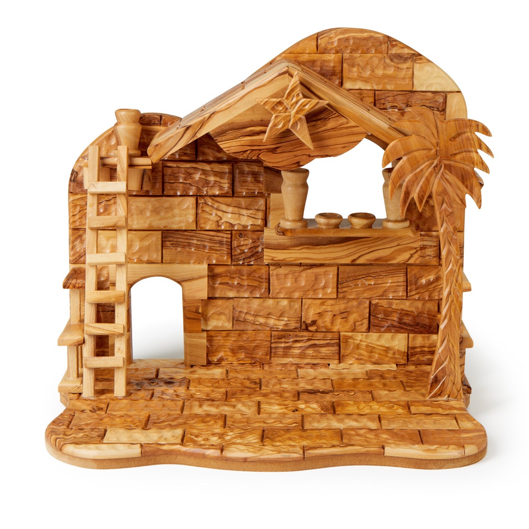 Deluxe Large Musical Nativity With Faceless Figures - Etsy