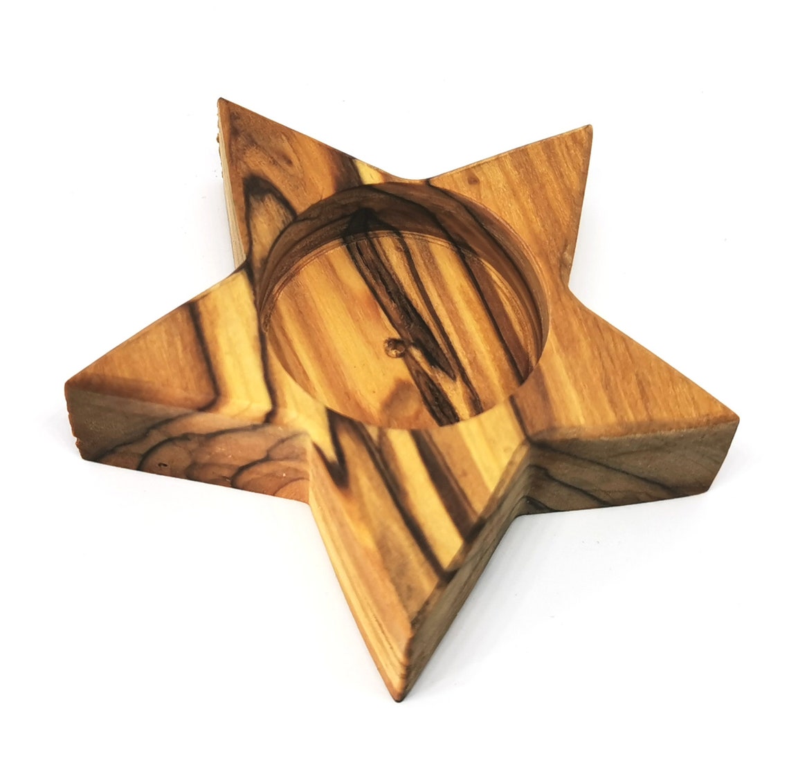 Handmade Star Tea Light Holder Hand Carved Tea Light Holder - Etsy