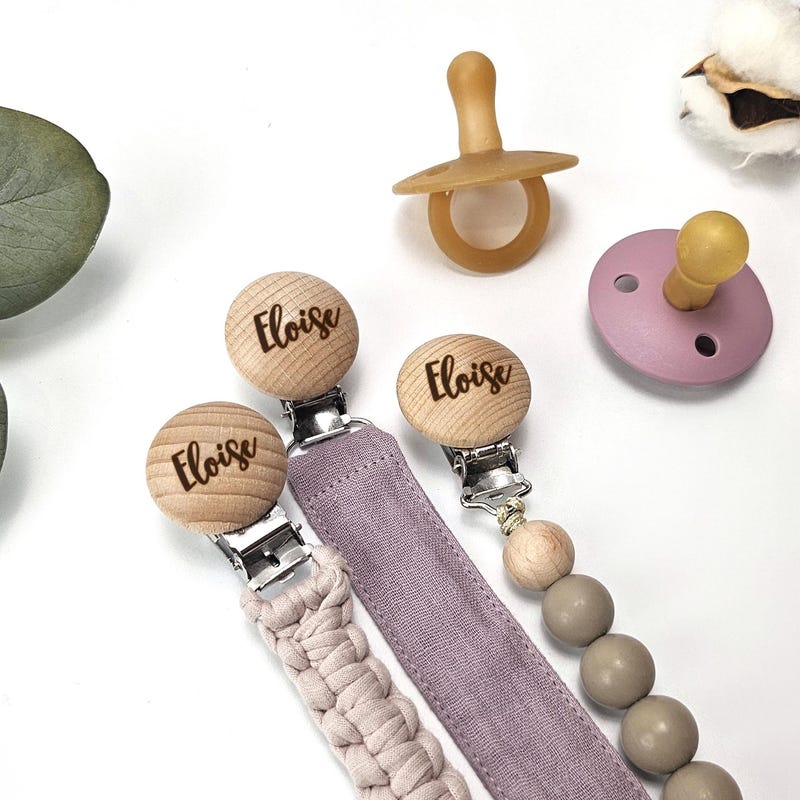 Monogram Pacifier - Etsy