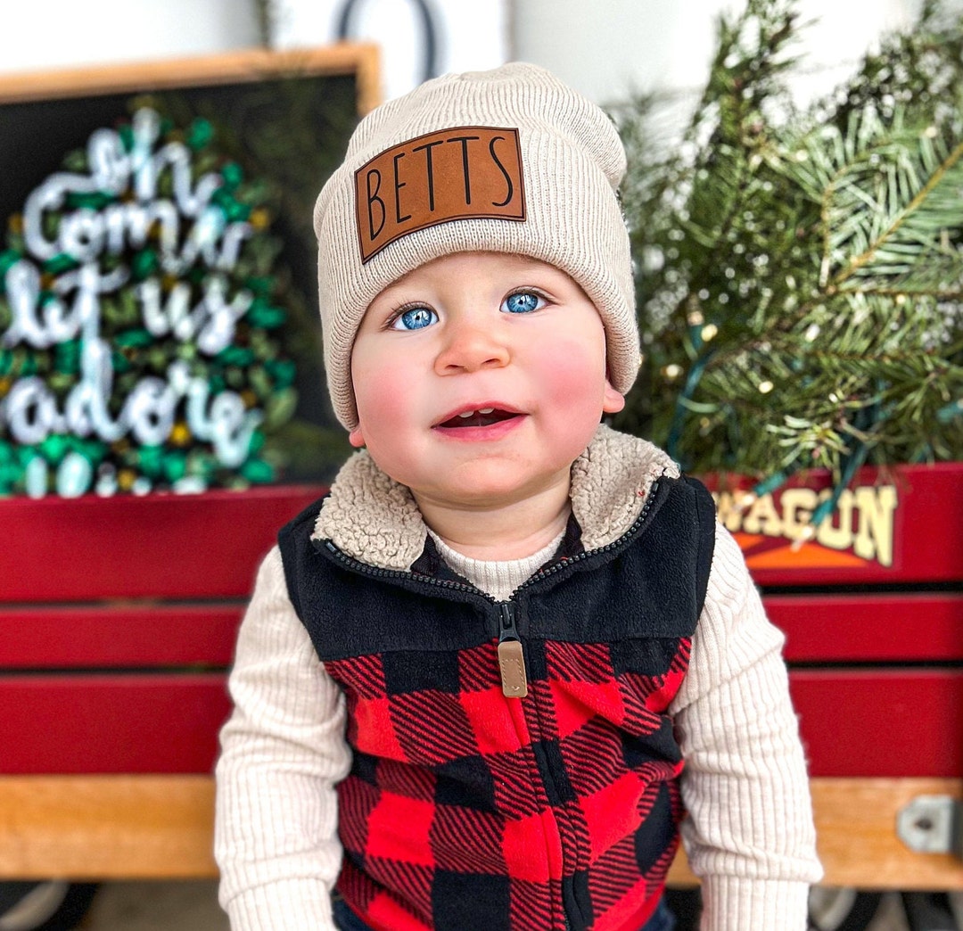 Custom Baby Hat With Name | Personalized Toddler Beanie Kids,child ...