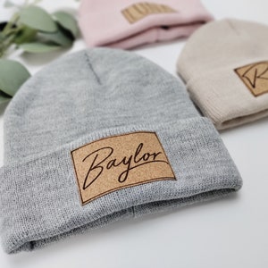 Personalize Baby Beanie With Name | Custom Newborn Hat Kids Youth Child ...