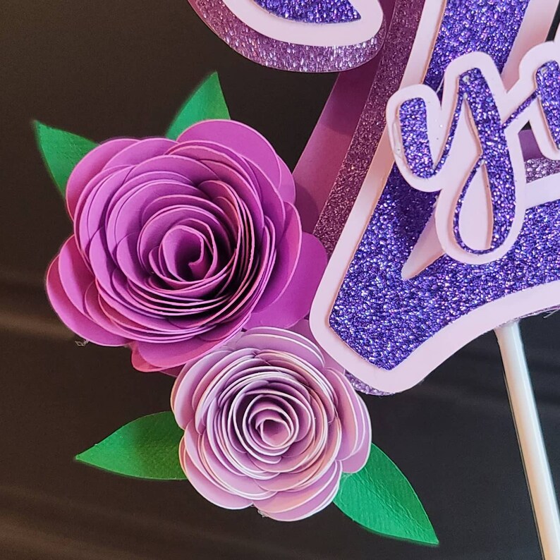 Large Number Cake Topper - Etsy