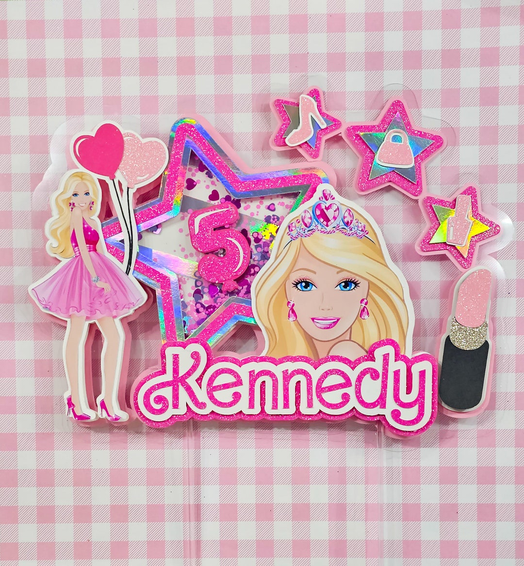 Princess Fashion Doll Pink Shaker Doll Girl Toddler 3D Cardstock ...