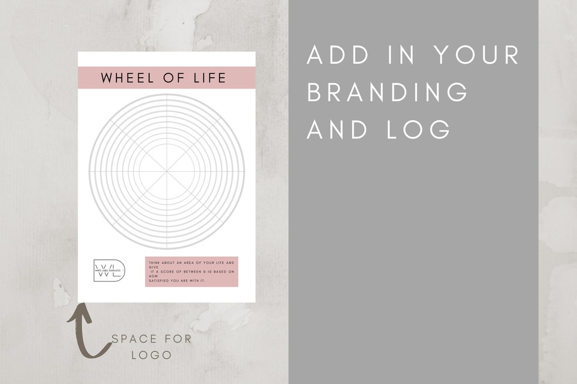 Wheel of Life Printable, Coaching Package, Coaching Tools Templates ...