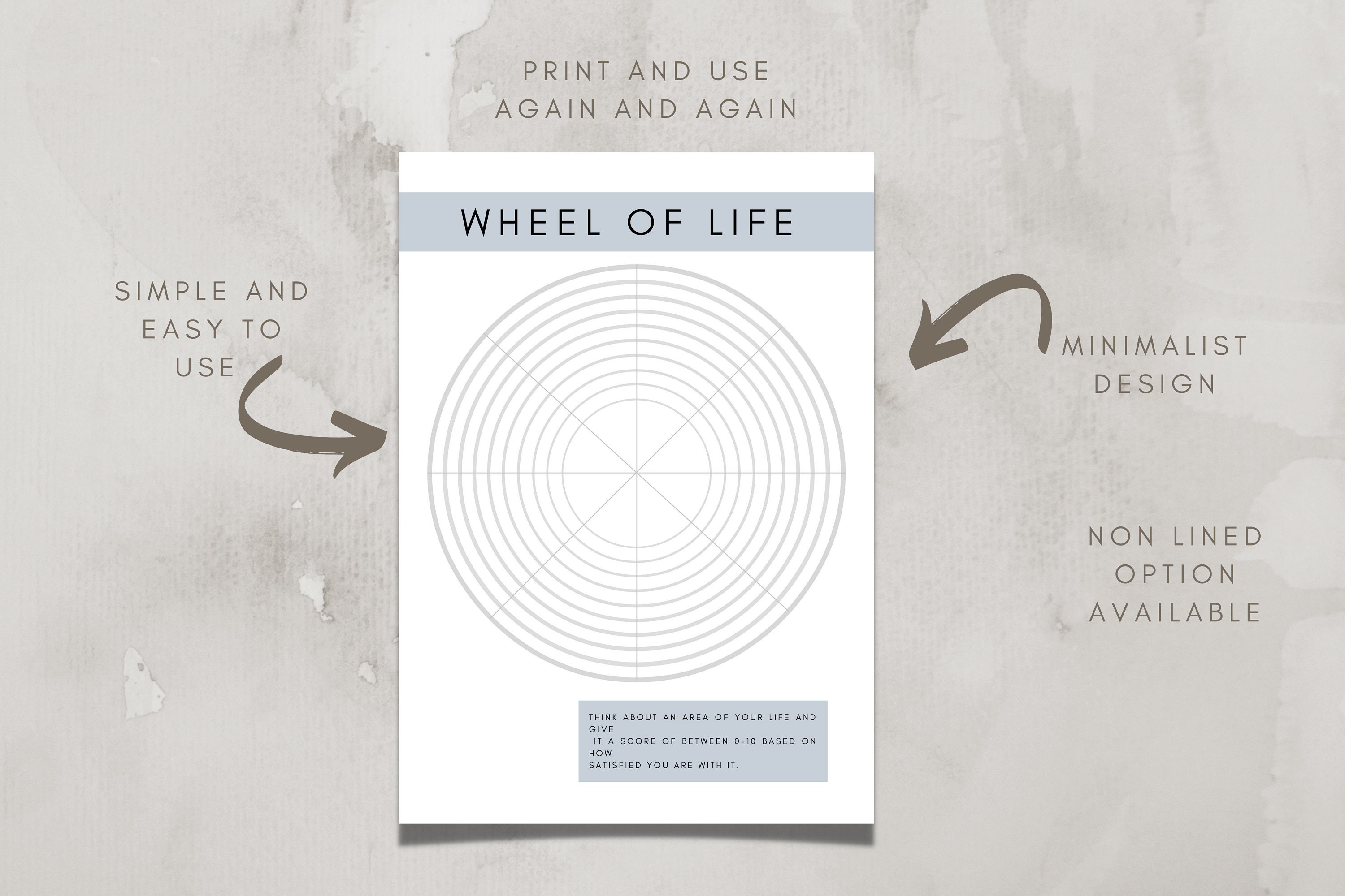 Wheel of Life Printable, Coaching Package, Coaching Tools Templates ...