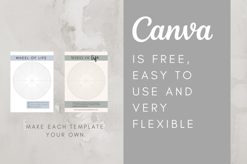 Wheel of Life Printable, Coaching Package, Coaching Tools Templates ...