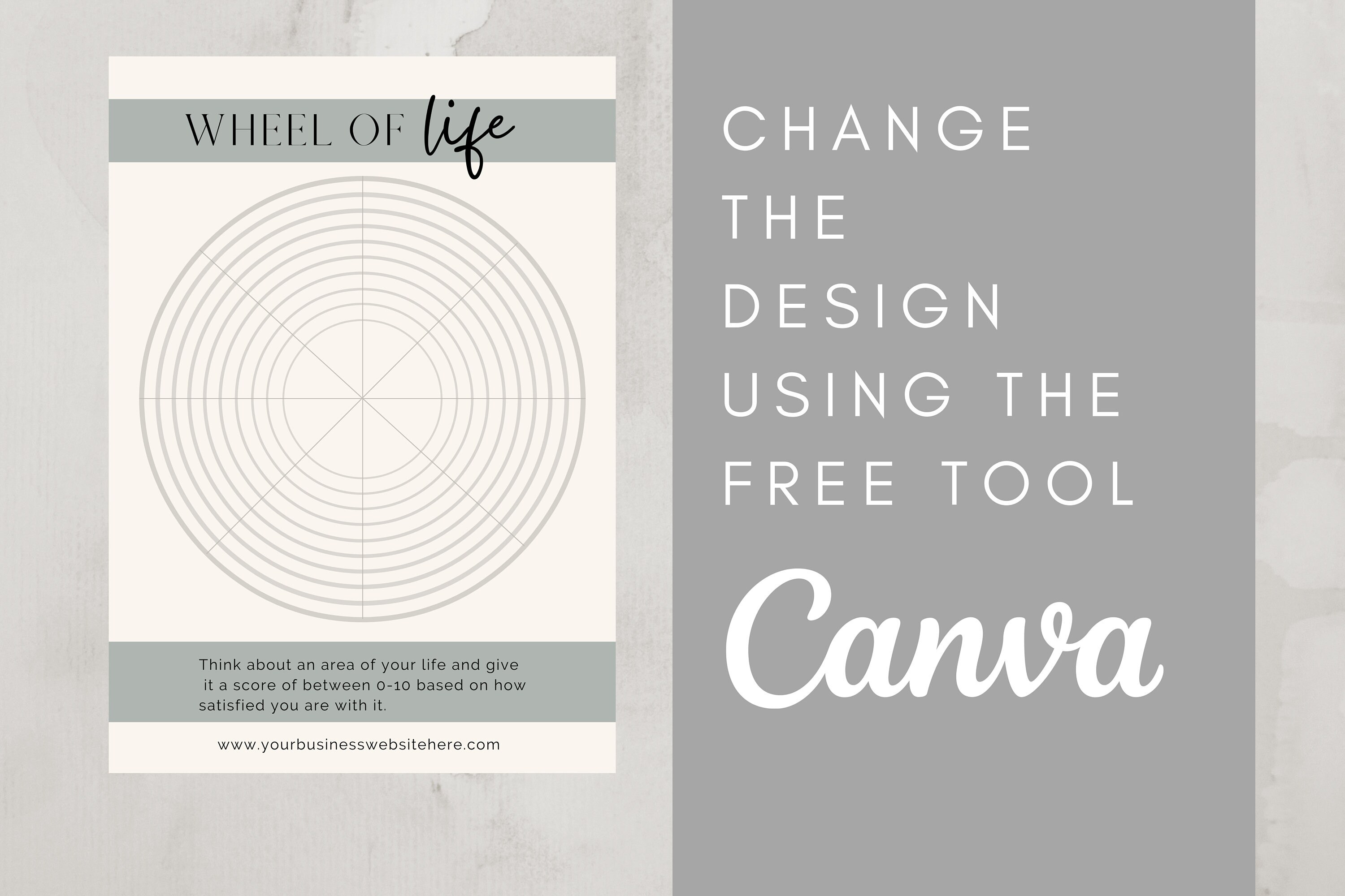 Wheel of Life Printable, Coaching Package, Coaching Tools Templates ...