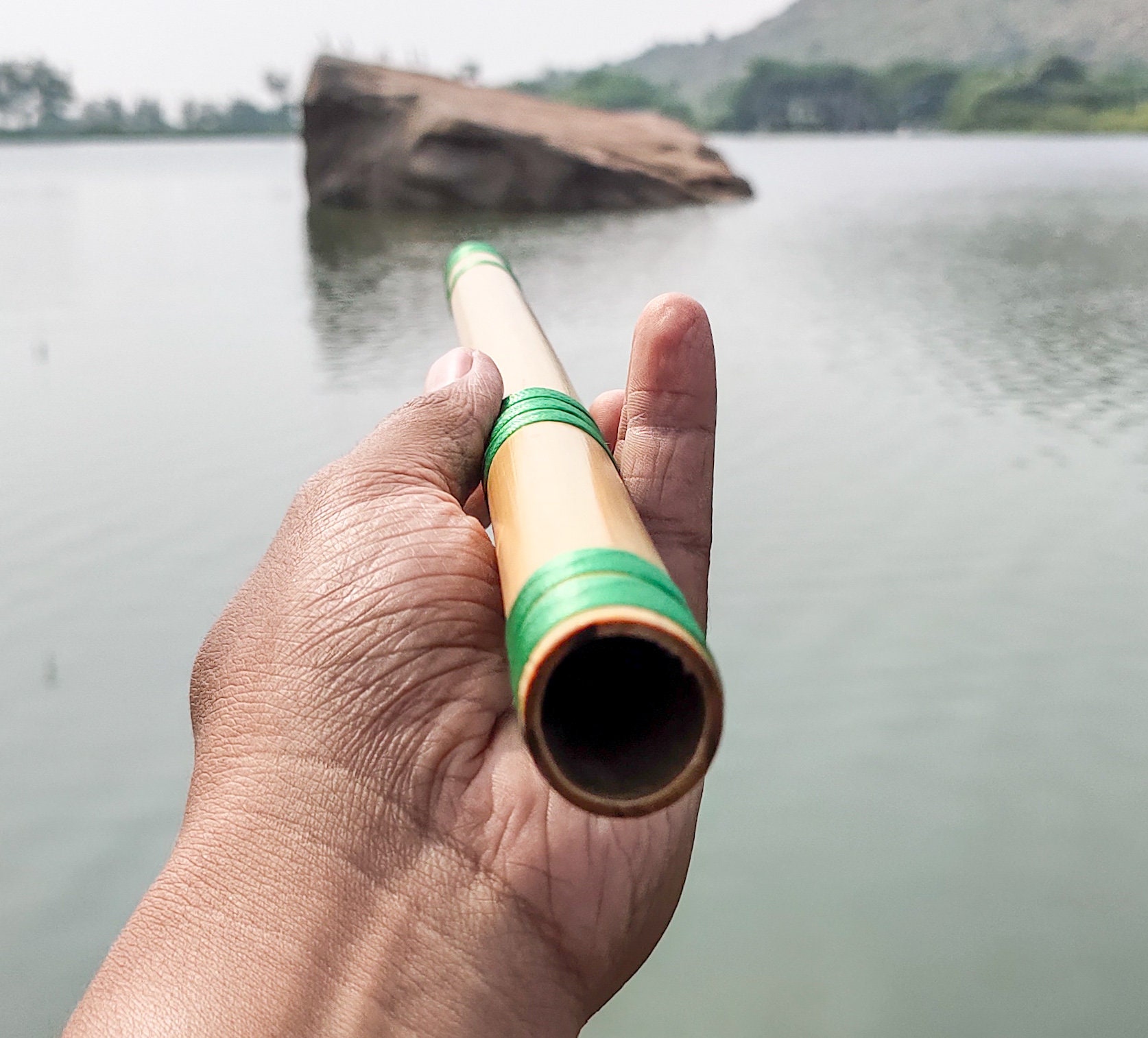 D Medium Bansuri Flute Hindustani Professional Bamboo | Etsy