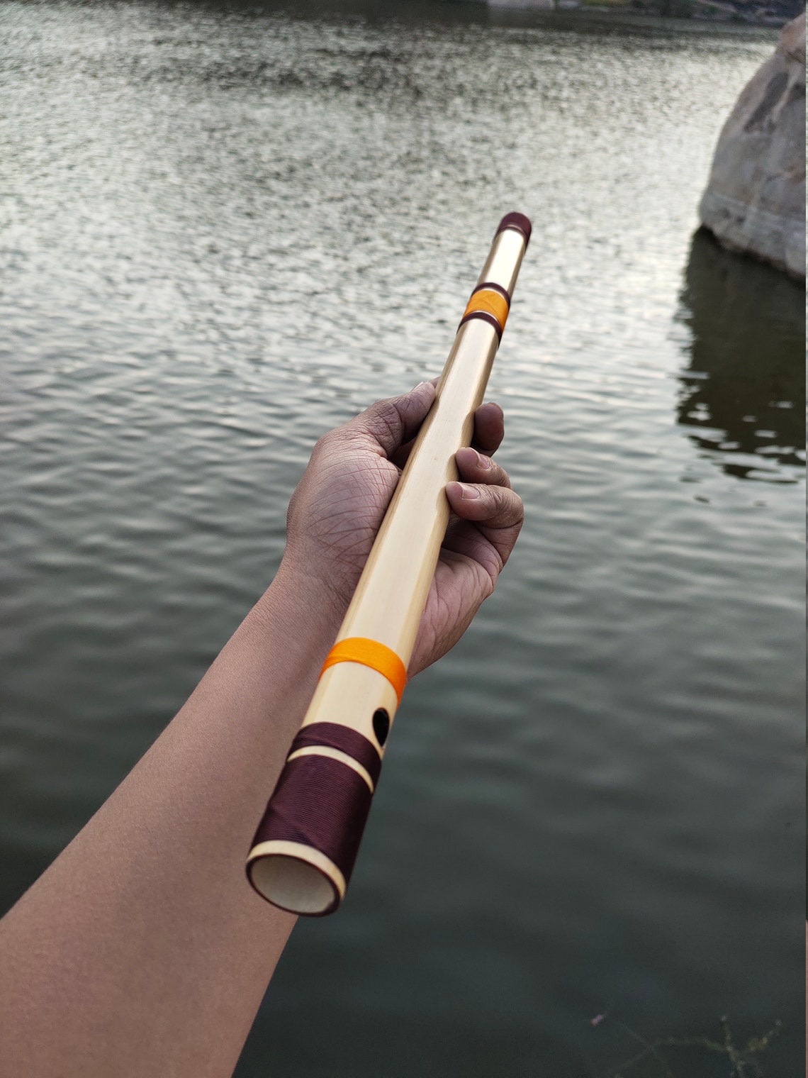 Bamboo Wooden Flute B Bass Bansuri Professional Indian - Etsy