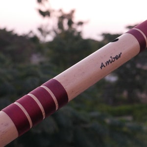 Bass Bansuri Flute – G# Sharp, Hindustani Bamboo Flute - Etsy