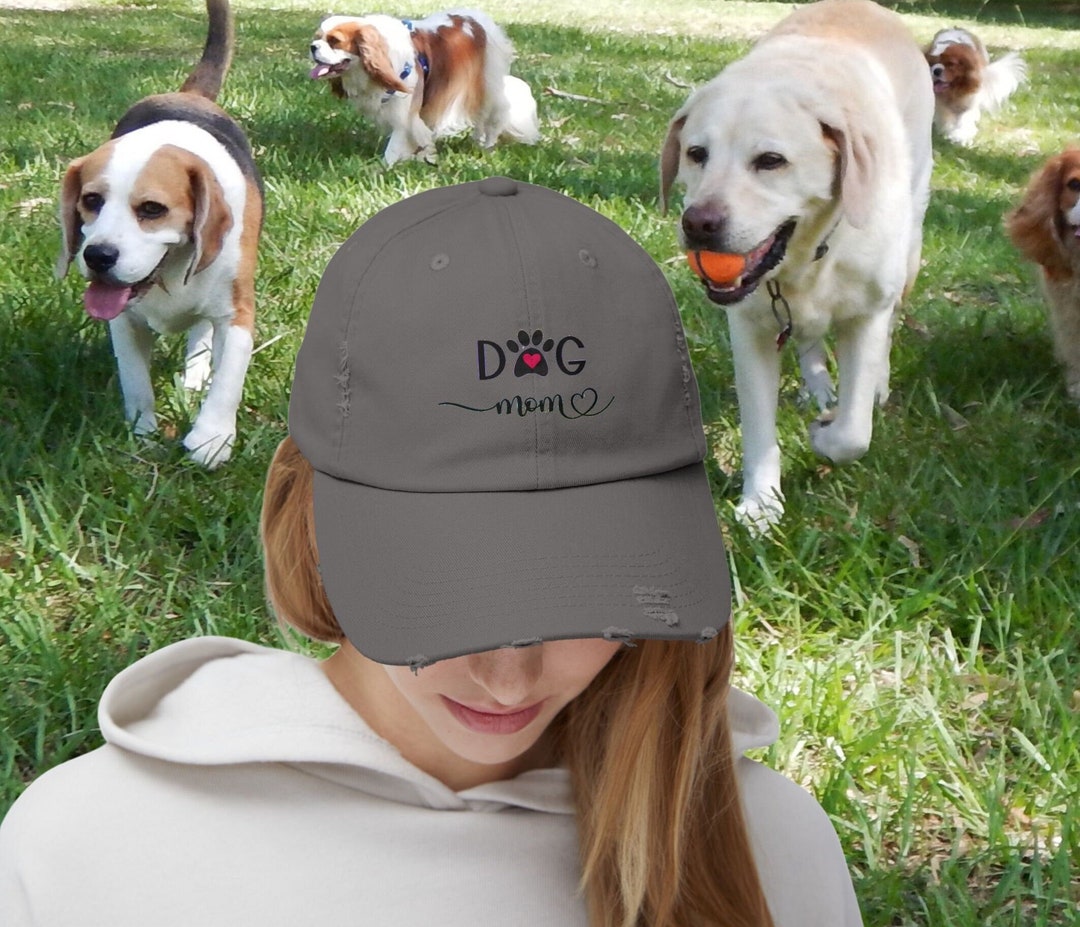 Dog Mom Hat Dog Lover Gifts for Her Dog Mom Paw Print Hat New Puppy ...