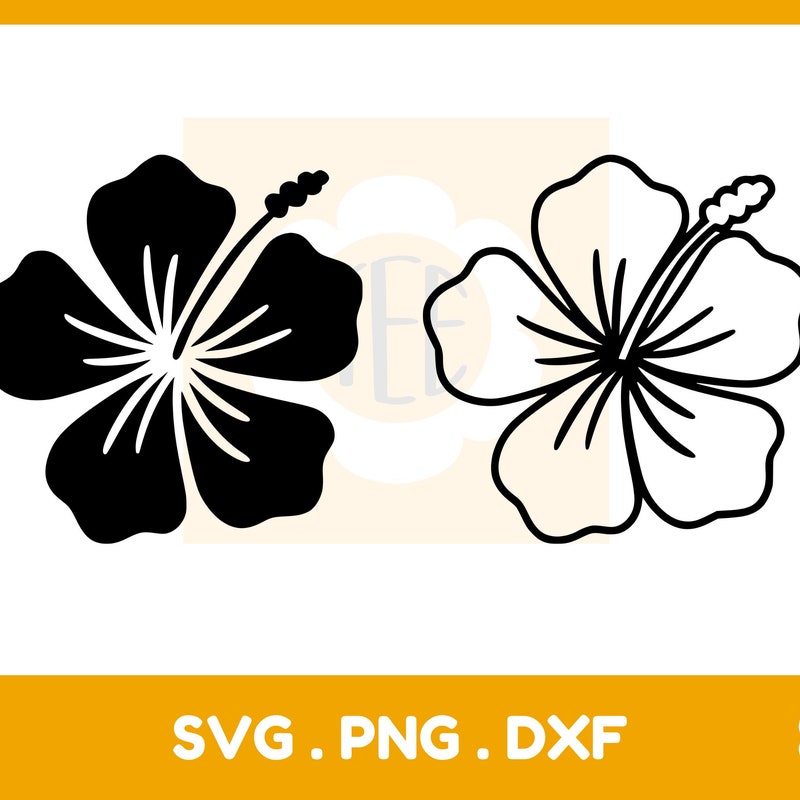 Hawaiian Flower Svg - Etsy