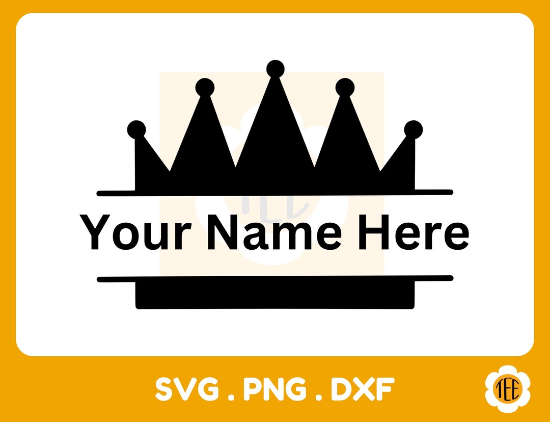 Crown Svg, Tiara Svg, Frame Svg, Name Svg, Baby Onesie Svg, Newborn Svg ...
