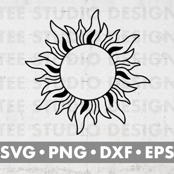 Sun Svg - Etsy