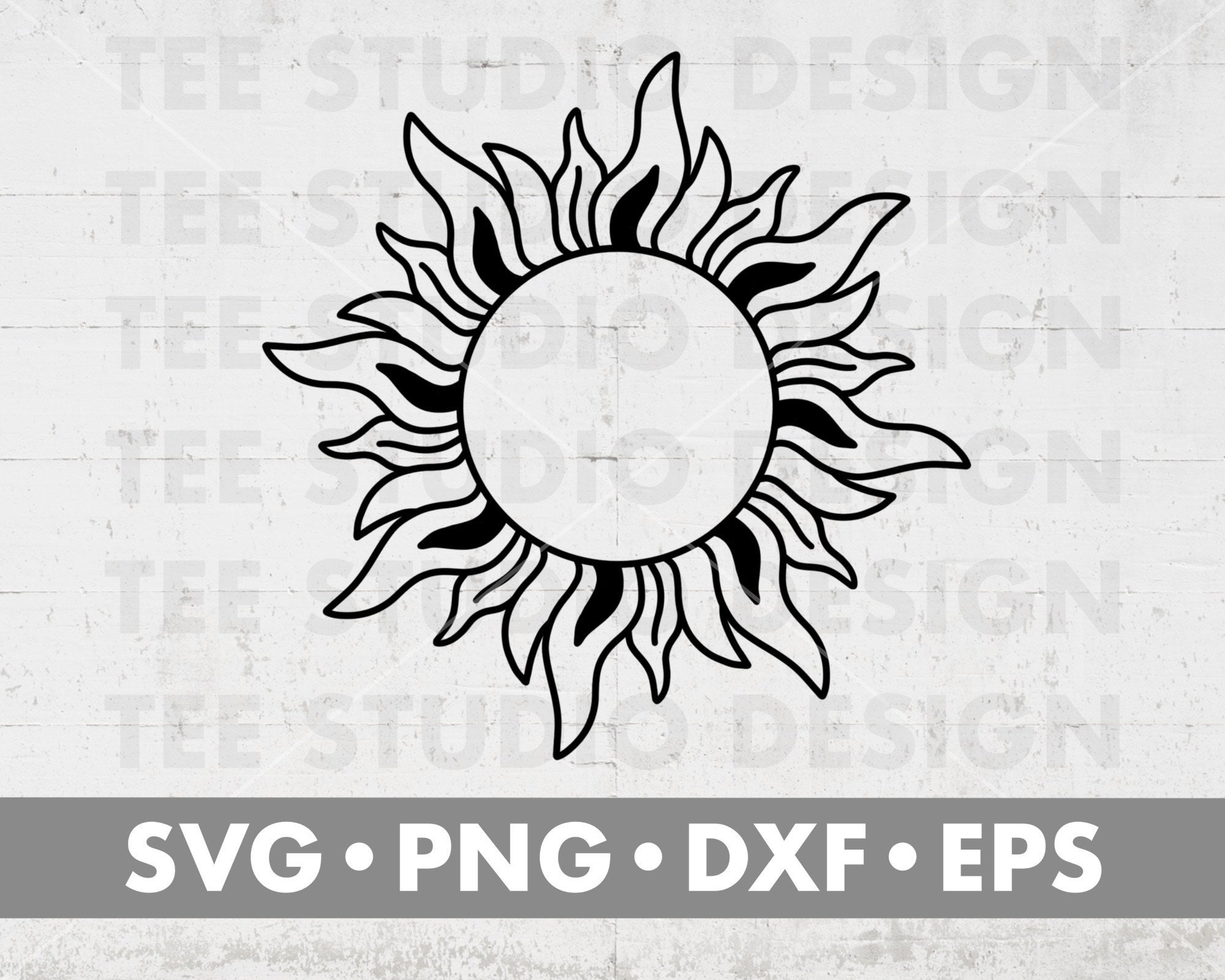 Sun Svg Celestial Svg Svg Files for Cricut - Etsy Canada