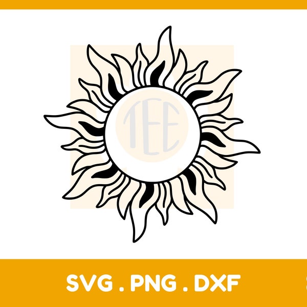 Sun Svg - Etsy