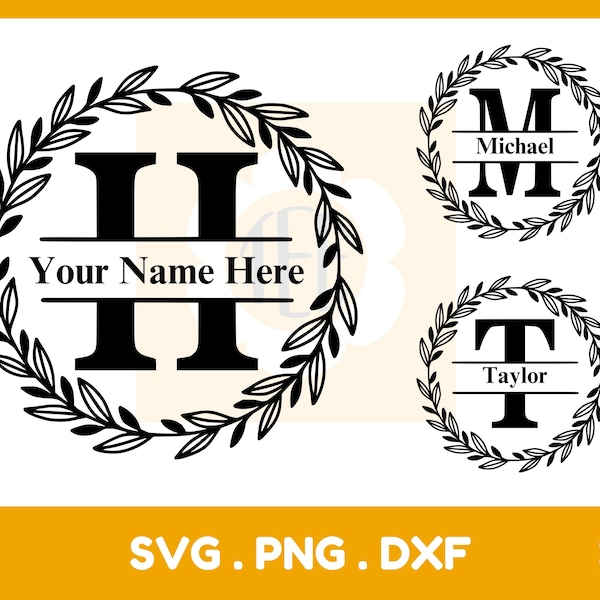 Last Name Svg - Etsy