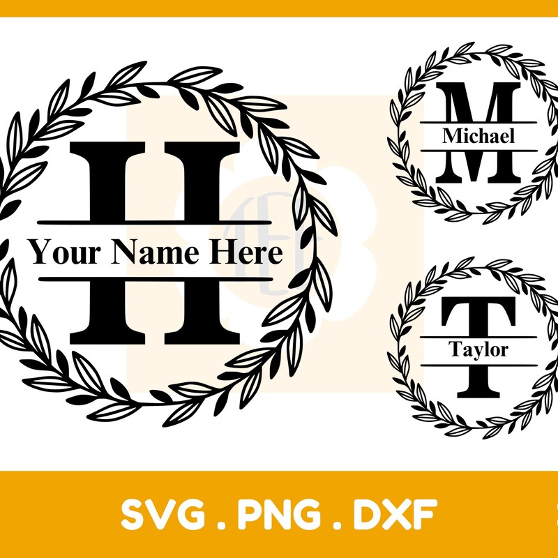 Last Name Svg - Etsy
