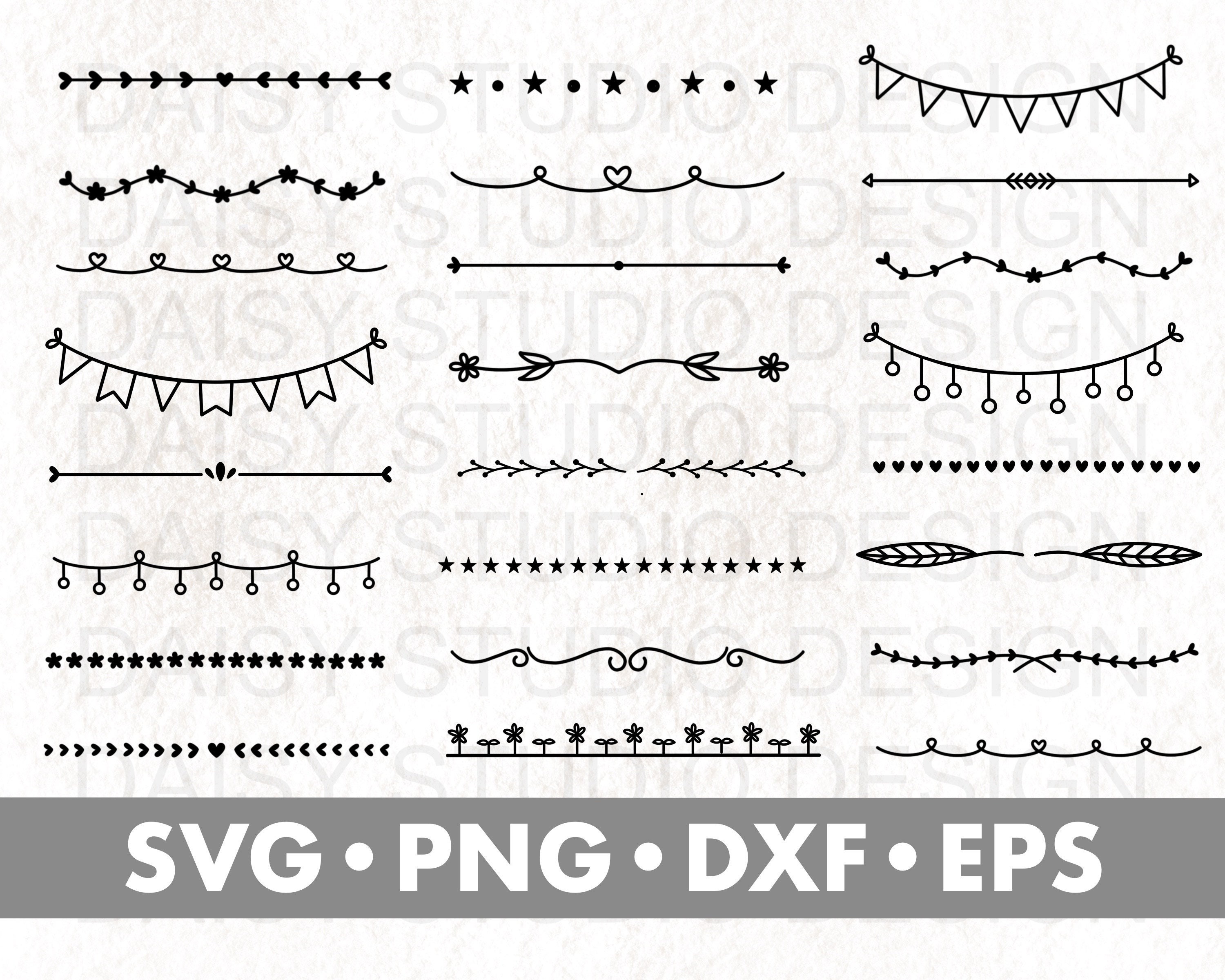 Text Divider Svg Flourish Svg Swirl Svg Text Decoration - Etsy